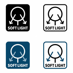 Reflective warning information sign Royalty Free Vector