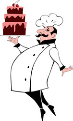 French chef Royalty Free Vector Image - VectorStock