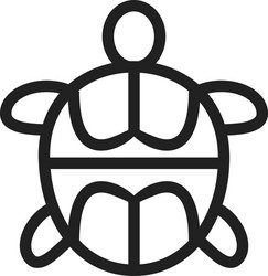 Turtle cuddle Royalty Free Vector Image - VectorStock