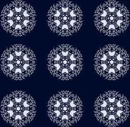 Beautiful vintage circular pattern of indian Vector Image