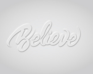 Believe Calligraphy Vector Images (over 5,300)