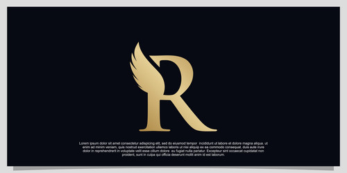 R Letter Wings Logo Vector Images (over 510)
