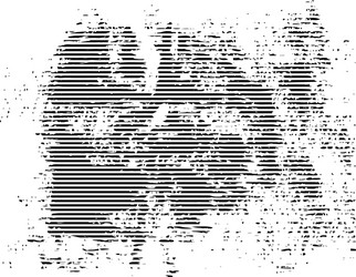 Black grunge spot of concentric circles Royalty Free Vector