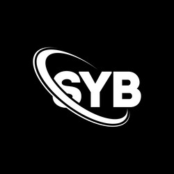 Syb logo letter design Royalty Free Vector Image