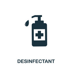 Desinfectant icon simple element from new Vector Image