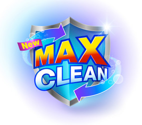 Deep clean logo Royalty Free Vector Image - VectorStock