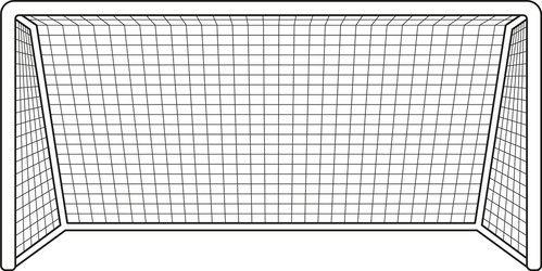 Football gate Royalty Free Vector Image - VectorStock