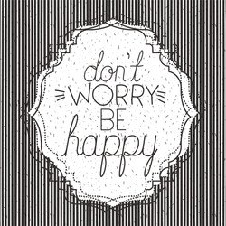 Make it happy message with hand made font Vector Image