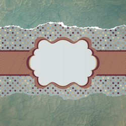 Vintage pattern card Royalty Free Vector Image