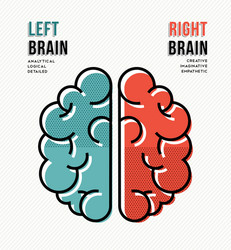 Opposite words left and right Royalty Free Vector Image