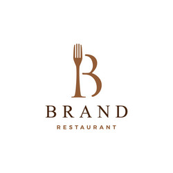 Modern restaurant logos Royalty Free Vector Image