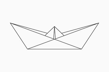 Geometric Polygon Boat Vector Images (over 200)
