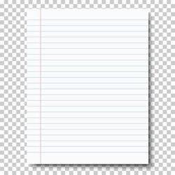 Lined Paper College Ruled