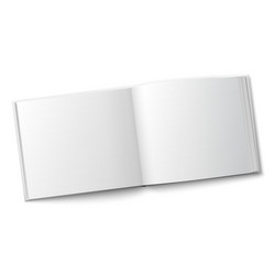 Blank square album template Royalty Free Vector Image