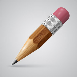 Ending pencil sketch Royalty Free Vector Image