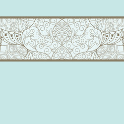 Decorative element border Royalty Free Vector Image