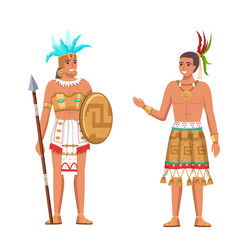 Mayan indian maya civilization character Vector Image
