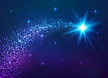 Shining blue star Royalty Free Vector Image - VectorStock
