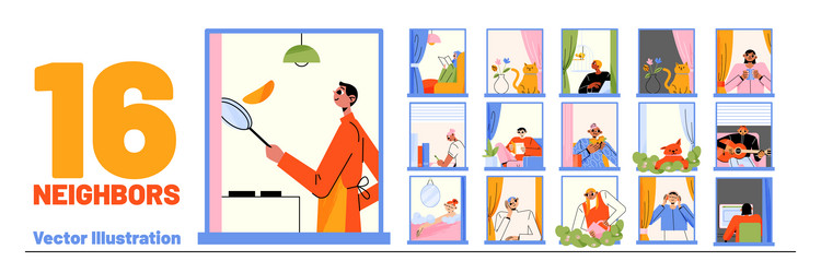 Neighbour Window Neighbours Vector Images (over 340)