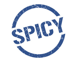 Spicy sticker spicy label Royalty Free Vector Image