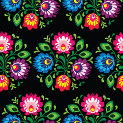 Seamless traditional folk polish pattern Vector Image