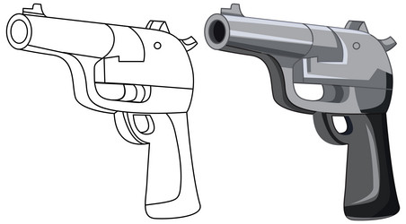 Cartoon Gun Vector Images (over 26,000)