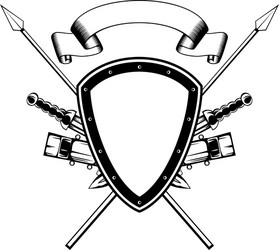 Monarch orb heraldic symbol Royalty Free Vector Image