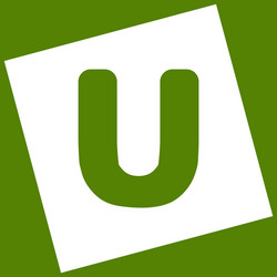 Letter u sign design template element Royalty Free Vector