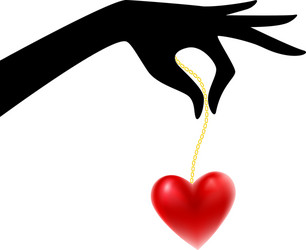 Arm and hand silhouette art Royalty Free Vector Image