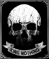 Two faced skull Royalty Free Vector Image - VectorStock