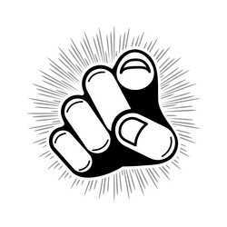 Pointing You Vector Images (over 1,900)