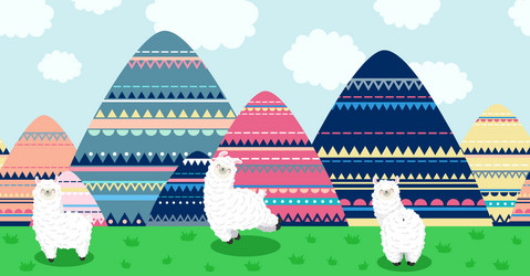 Cute Lama Wallpaper Vector Images (over 510)