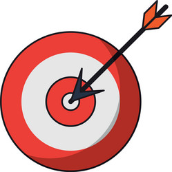 Target shooting cartoon Royalty Free Vector Image