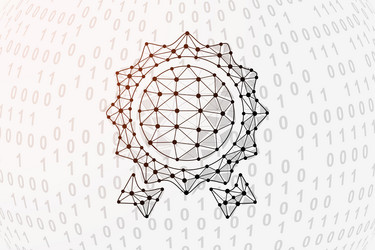 Award medal 3d polygonal symbol for ui ux design Vector Image