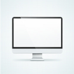 Computer display Royalty Free Vector Image - VectorStock