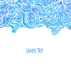 Sea wave mandala Royalty Free Vector Image - VectorStock