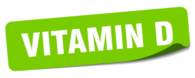 Vitamin sticker vitamin label Royalty Free Vector Image