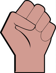 Hand tight with all fingers design Royalty Free Vector Image