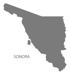 Sonora Mexico Map Vector Images (29)