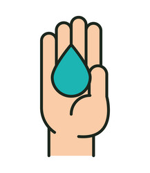Hand with Water Drop Vector Images (over 27,000)