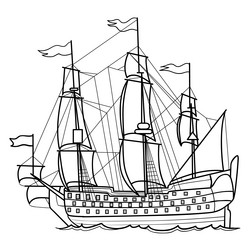 Cartoon Mast Anchor Vector Images (75)