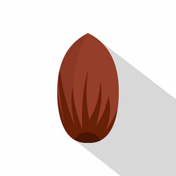 Pili nut icon cartoon style Royalty Free Vector Image