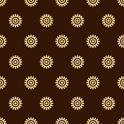 Tribal ghana seamless geometric pattern Royalty Free Vector