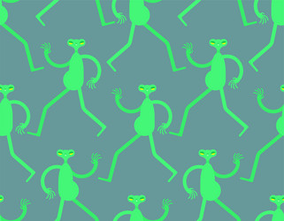 Aliens pattern seamless ufo background Royalty Free Vector