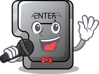 Funny Computer Keyboard Cartoon Enter Vector Images (over 1,300)