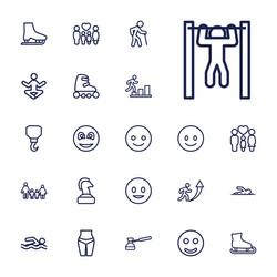 14 figure icons Royalty Free Vector Image - VectorStock