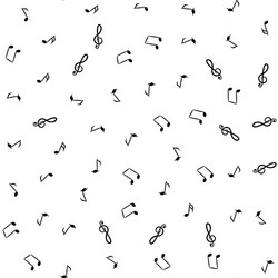 Music notes background Royalty Free Vector Image