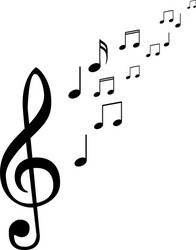 Set musical notes classical music Royalty Free Vector Image