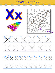 Find missing letter with cute fish Royalty Free Vector Image