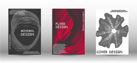 Cover page design template modern brochure layout Vector Image